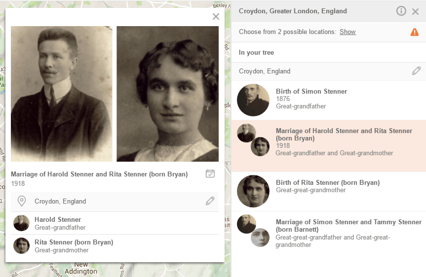 Como Usar O FamilyMap™ - Portal De Conhecimento Do MyHeritage